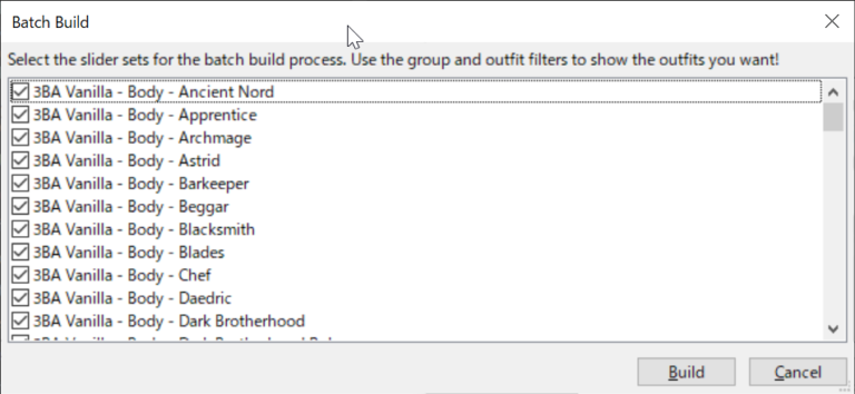 【2023年度SE版】BodySlideの使い方 - 丸い爪でも立ててみる